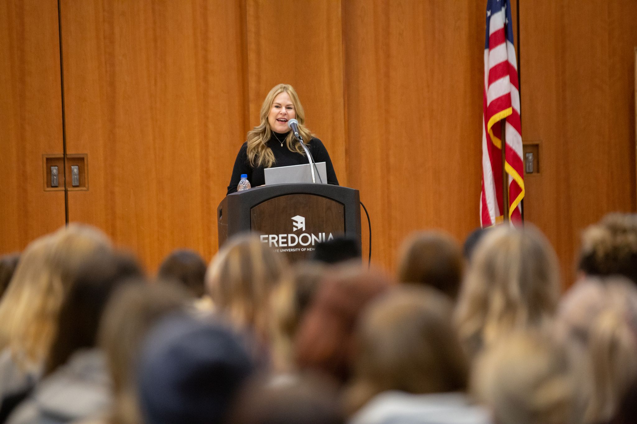 Kathleen Want encourages campus to combat hazing with 'courage' - The ...