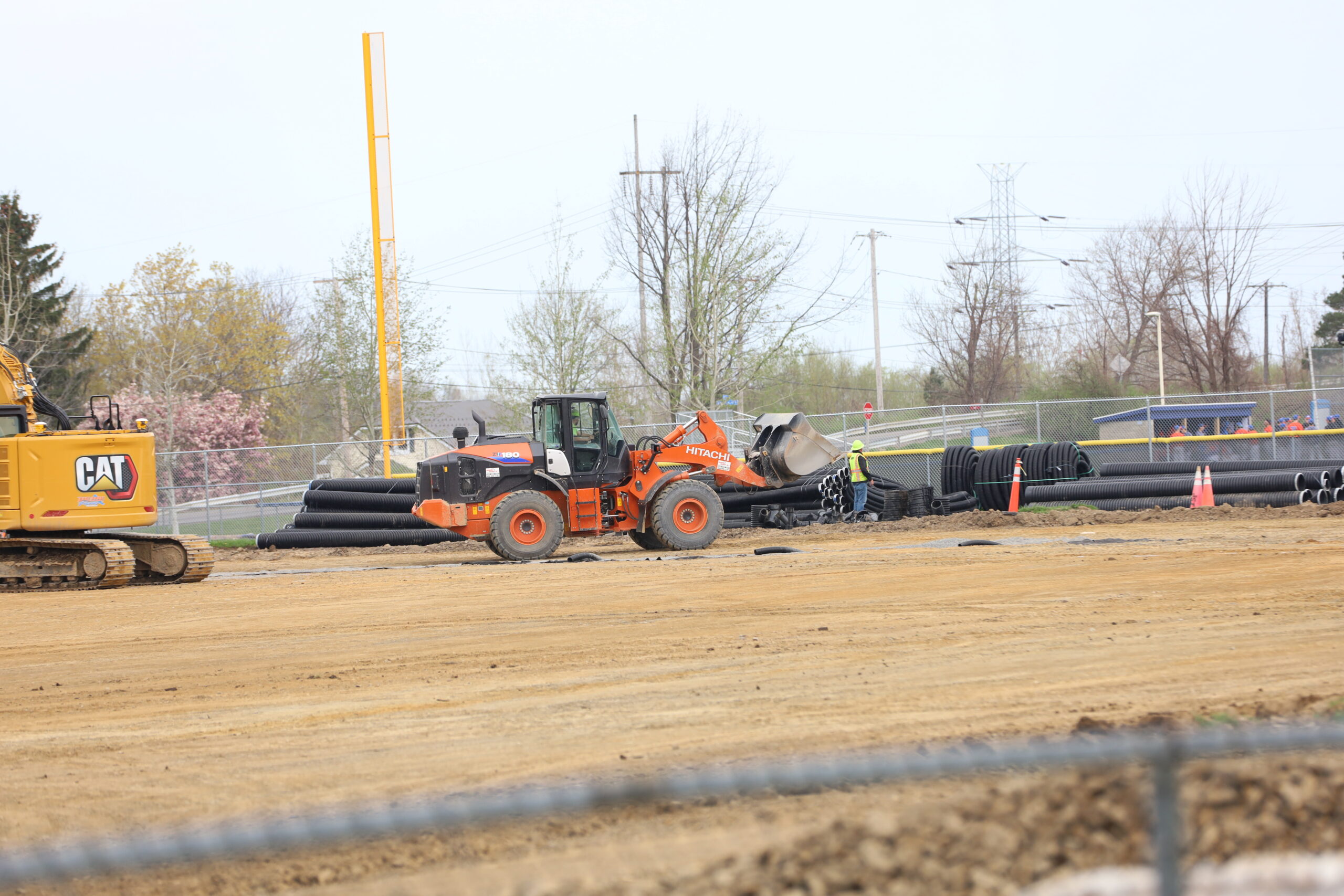 Construction progresses on new outdoor track - The Leader